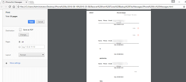 How to Export Text Messages from iPhone